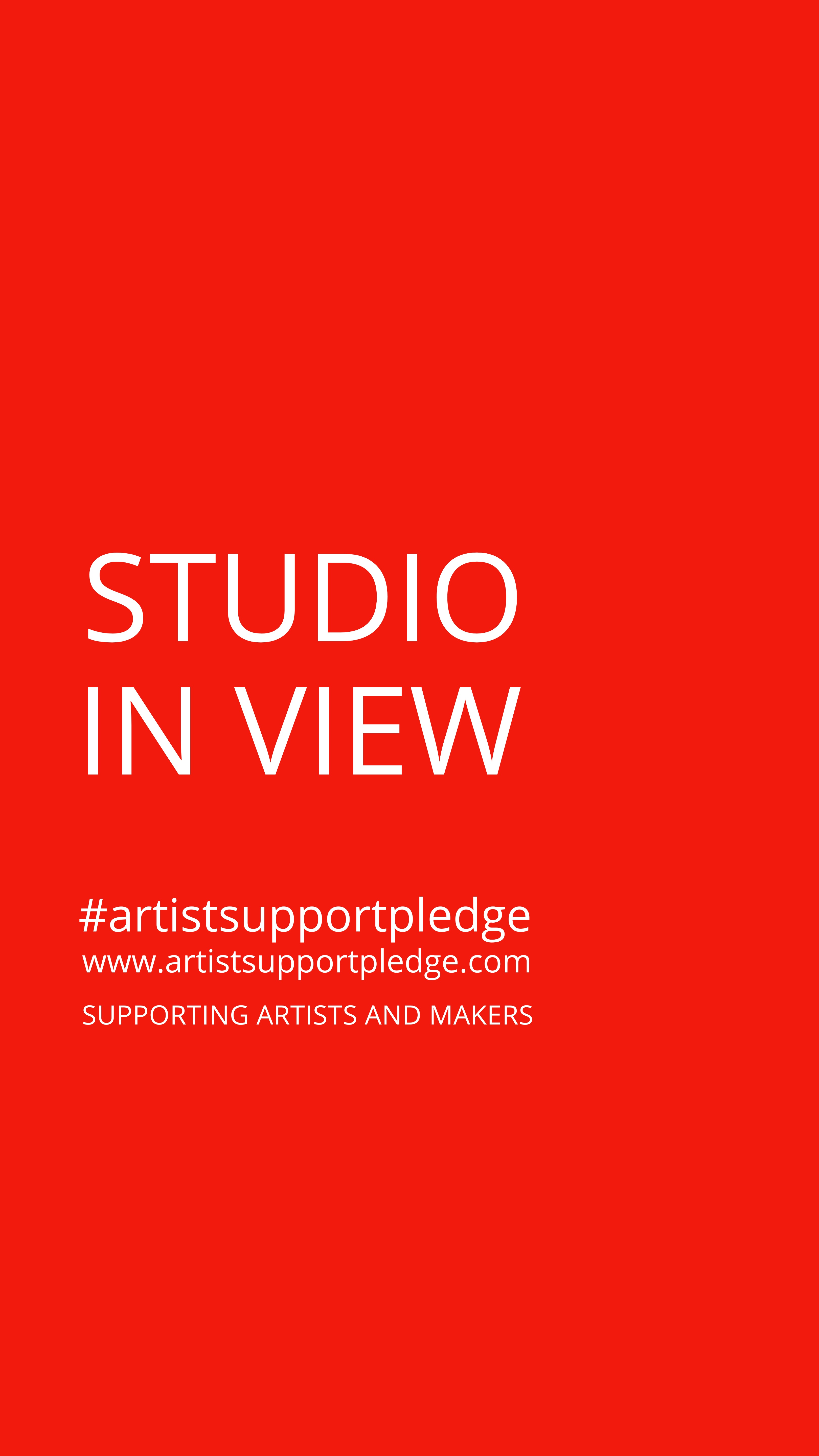 Studio in View – Artist Support Pledge